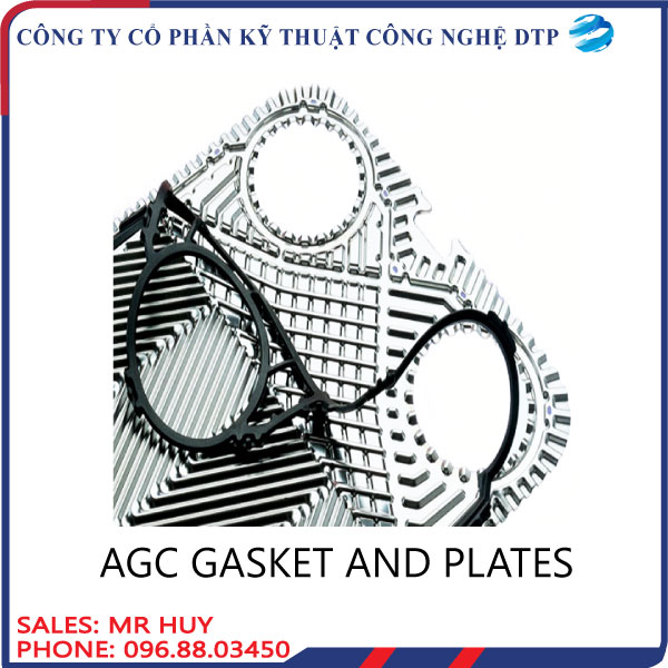 AGC Gasket and Plates - tấm trao đổi nhiệt - phụ kiện - PHE - Dtptech