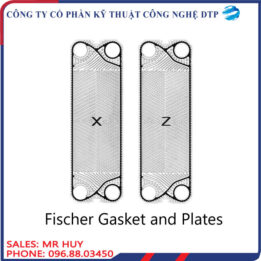 Fischer Gasket and Plates - tấm trao đổi nhiệt - phụ kiện PHE - Dtptech