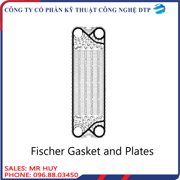 Fischer Gasket and Plates - tấm trao đổi nhiệt - phụ kiện PHE - Dtptech