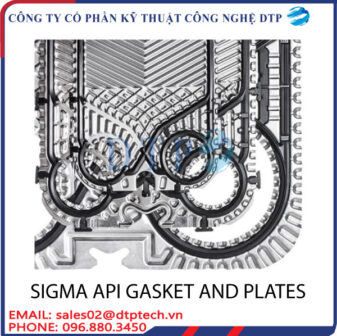 Sigma API Gasket and Plates - tấm trao đổi nhiệt - phụ kiện - Dtptech