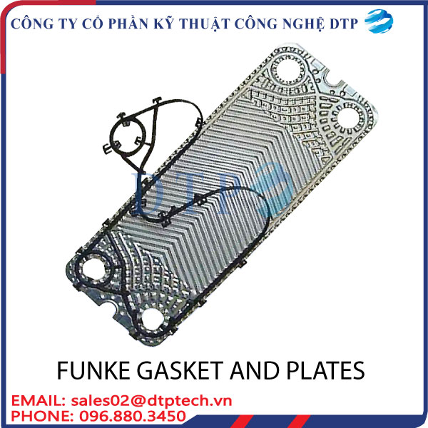 Funke Gasket and Plates - phụ kiện gasket - tấm gia nhiệt - PHE - Dtptech