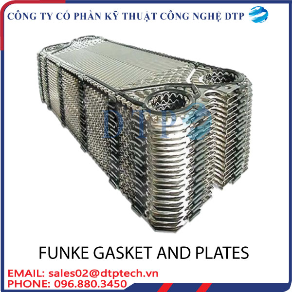 Funke Gasket and Plates - phụ kiện gasket - tấm gia nhiệt - PHE - Dtptech