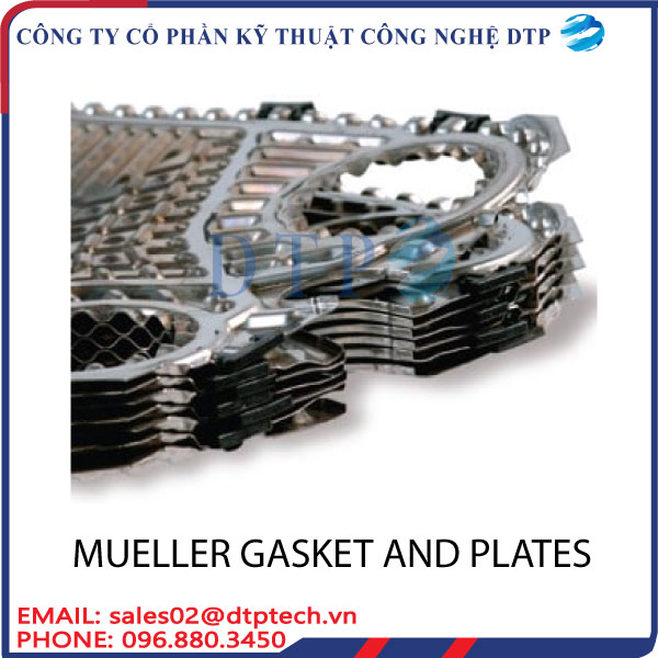 Mueller Gasket and Plates - tấm trao đổi nhiệt - PHE - Dtptech