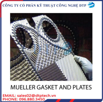 Mueller Gasket and Plates - tấm trao đổi nhiệt - PHE - Dtptech
