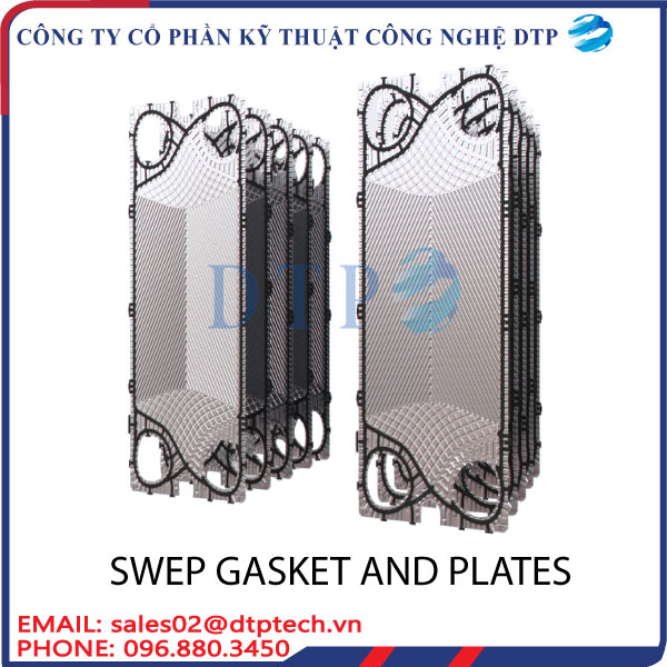 Swep Gasket and Plates - tấm trao đổi nhiệt - gasket - gioăng - Dtptech