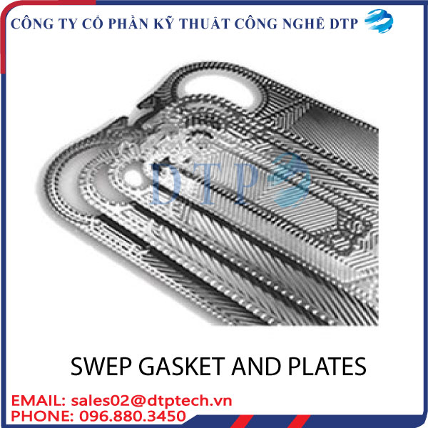 Swep Gasket and Plates - tấm trao đổi nhiệt - gasket - gioăng - Dtptech
