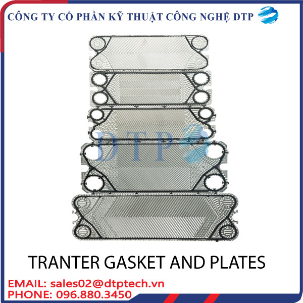 Tranter Gasket and Plates - tấm trao đổi nhiệt - phụ kiện gasket - Dtptech