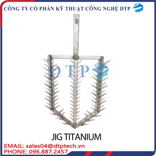 Anodizing rack bằng titan - Móc treo xi mạ - Dtptech