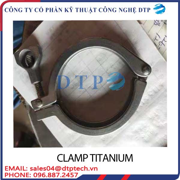 Clamp titan kẹp ống vi sinh tháo lắp nhanh - Dtptech