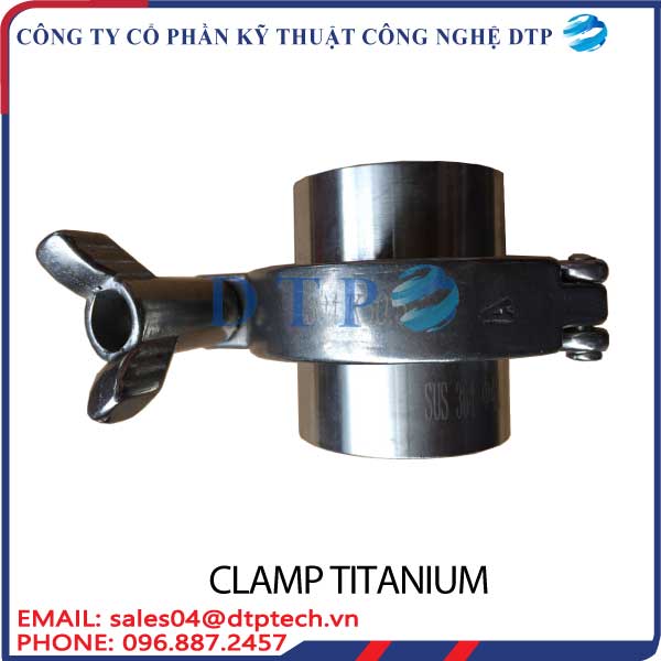 Clamp titan kẹp ống vi sinh tháo lắp nhanh - Dtptech