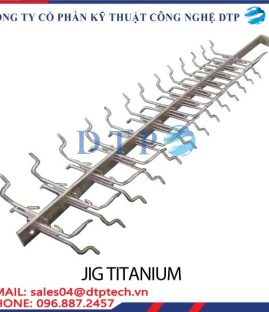 Anodizing rack bằng titan - Móc treo xi mạ - Dtptech