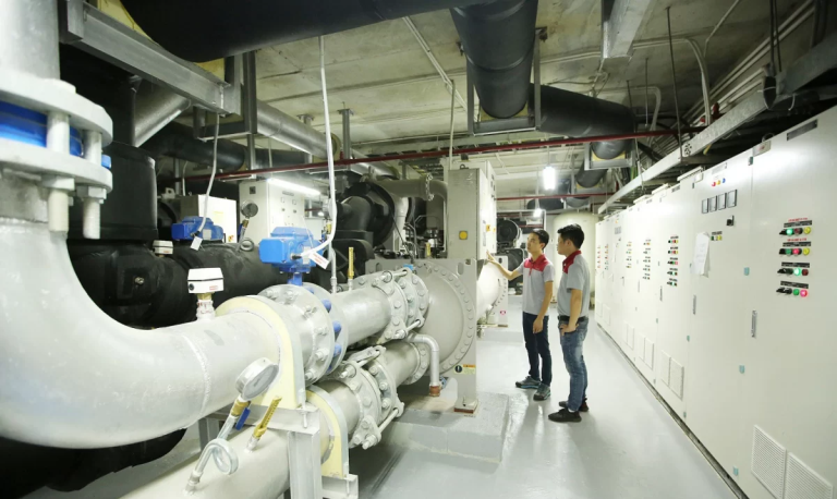 Hệ thống giải nhiệt nước chiller và thiết bị trao đổi nhiệt - Dtptech