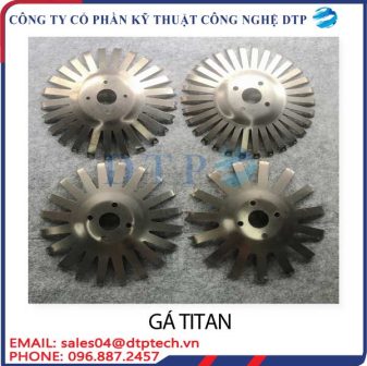 Gá đĩa titan hình cua - Gá đĩa titan càng cua để anốt hóa - Dtptech