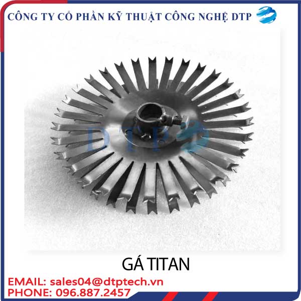 Gá đĩa titan hình cua - Gá đĩa titan càng cua để anốt hóa - Dtptech