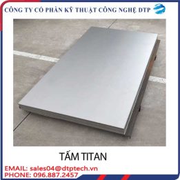Tấm titan grade 2 hàng có sẵn - Sỉ lẻ tấm titan - Dtptech