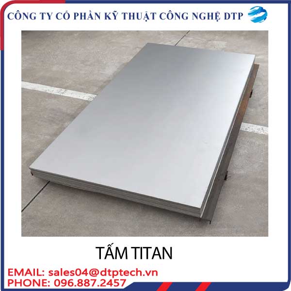 Tấm titan grade 2 hàng có sẵn - Sỉ lẻ tấm titan - Dtptech