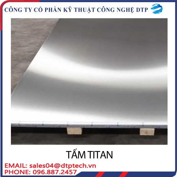 Tấm titan grade 2 hàng có sẵn - Sỉ lẻ tấm titan - Dtptech